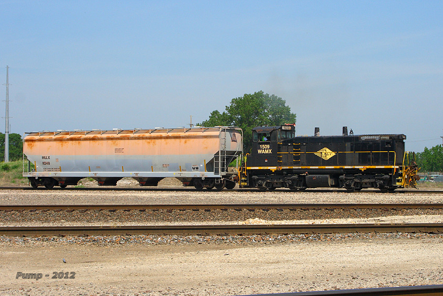 Northbound KCT Yard%Job Train
